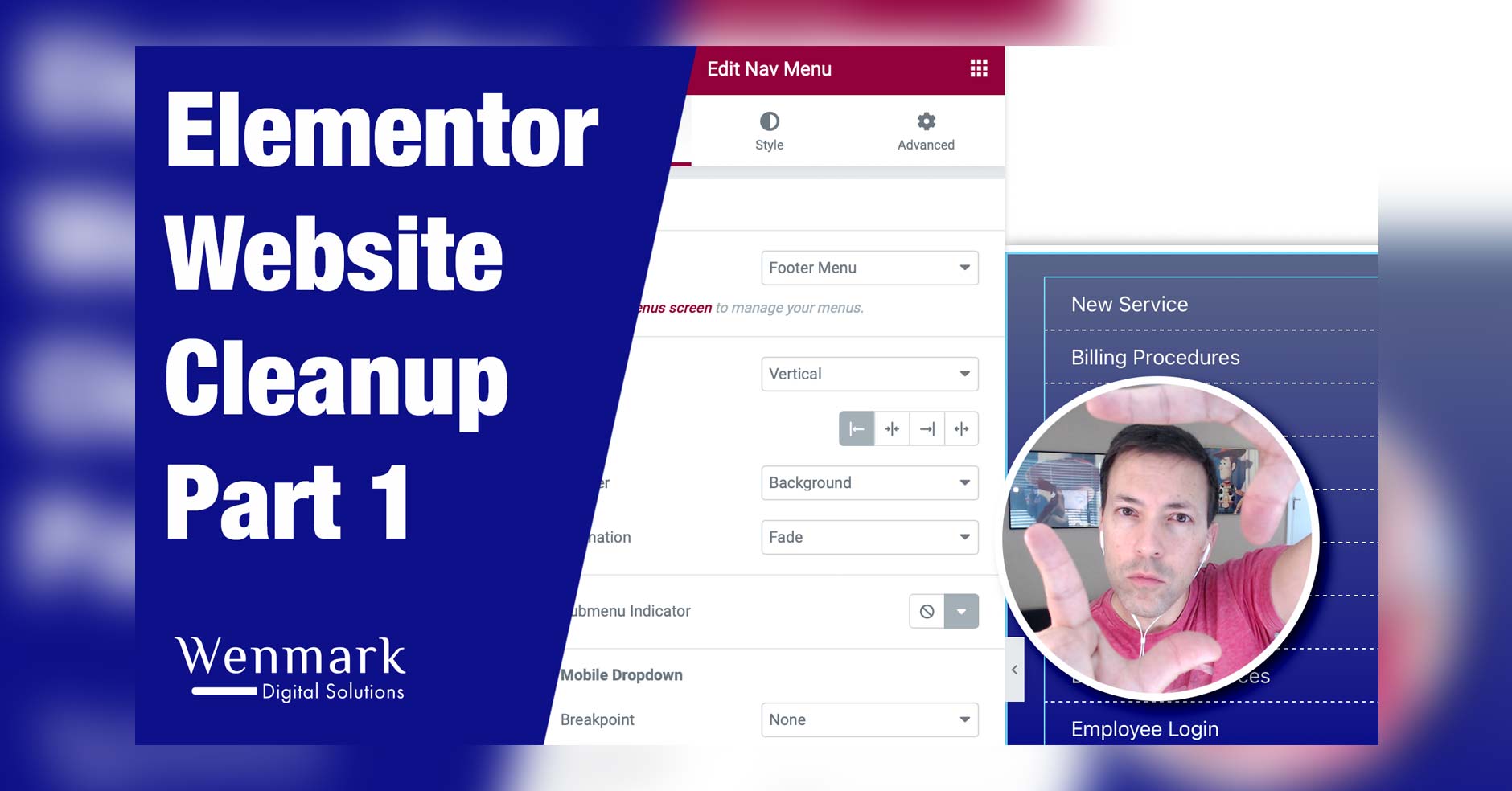 Elementor Website Cleanup - Part 1 - Wenmark Digital Solutions LLC